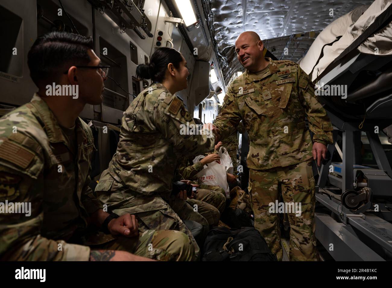 Col. Jeffery Shaw, the 163d Operations Group Commander assigned to the ...
