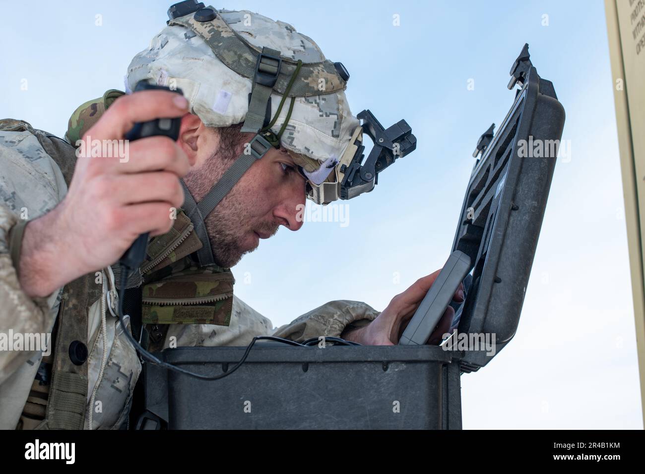 U.S. Army Sgt. Nicholas Sutton, an infantryman assigned to the 1st ...