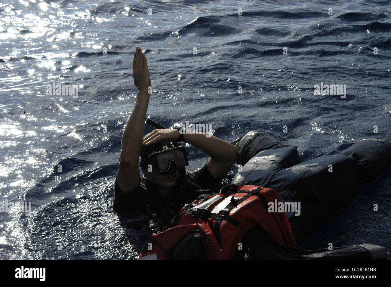 US Navy Search and rescue swimmer, Electronics Technician 3rd Class ...