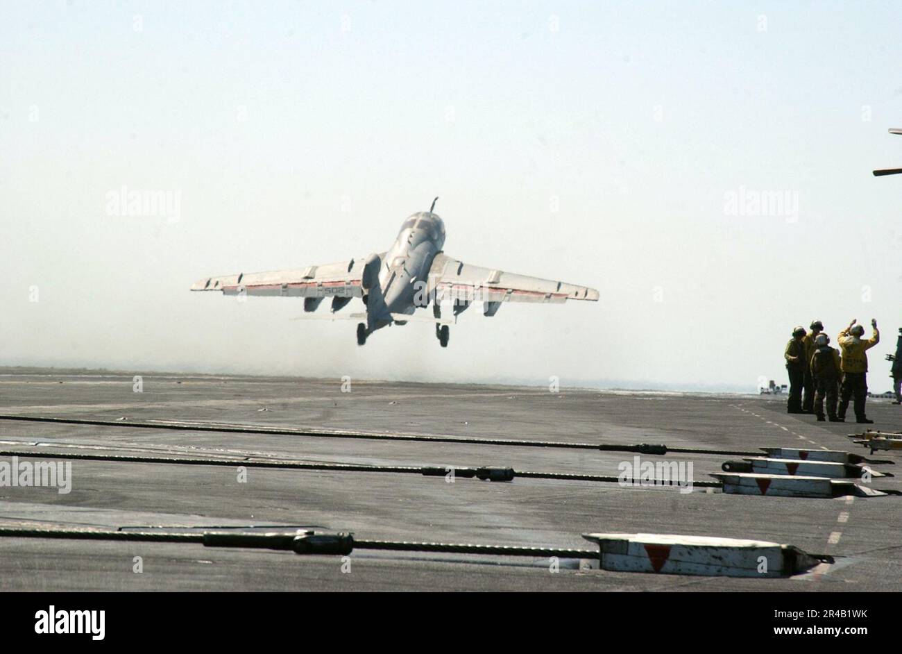 US Navy An EA-6B Prowler, assigned to the Yellow Jackets of Electronic ...