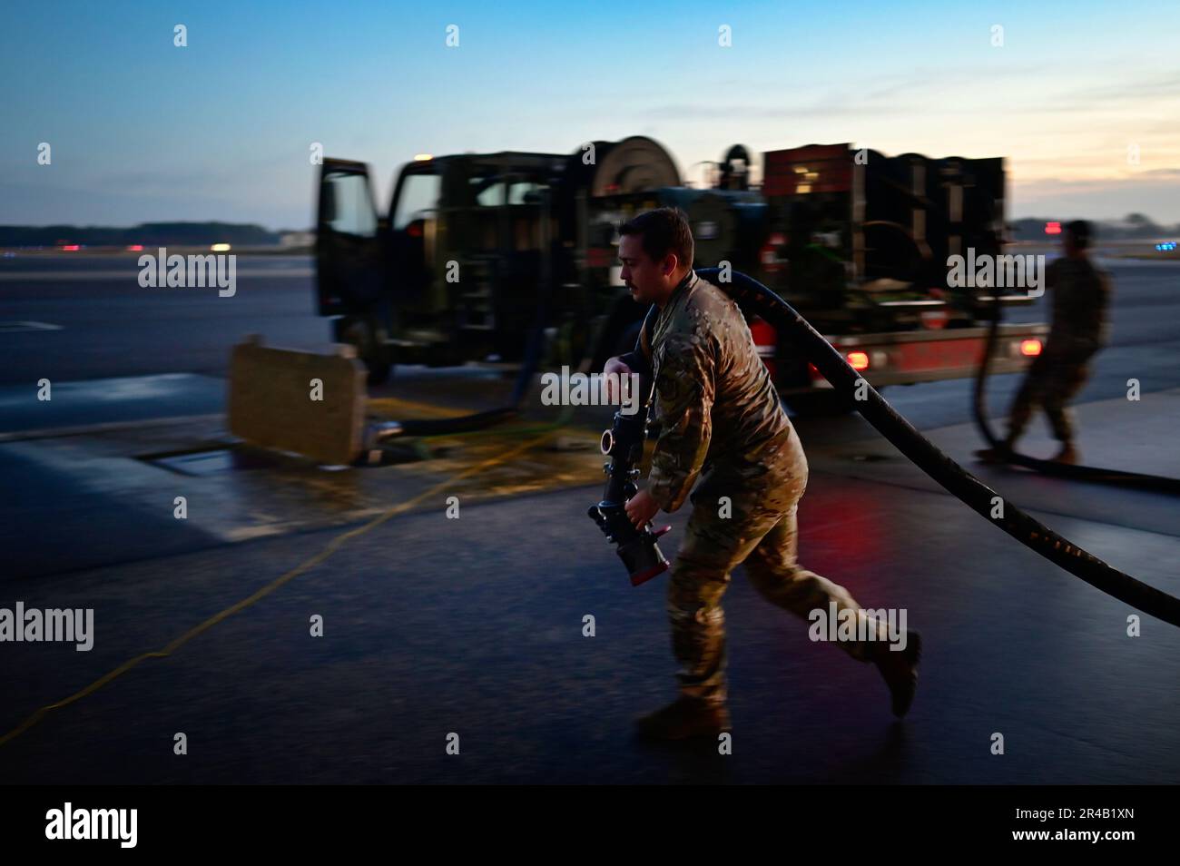 A U.S. Air Force Petroleum Oil and Lubricants fuels distribution ...