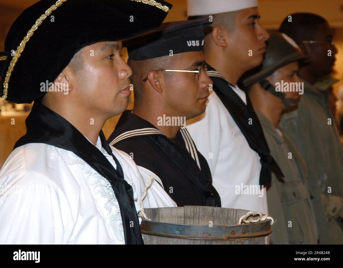 US Navy Sailors display a variety of uniforms worn by U.S. Navy ...