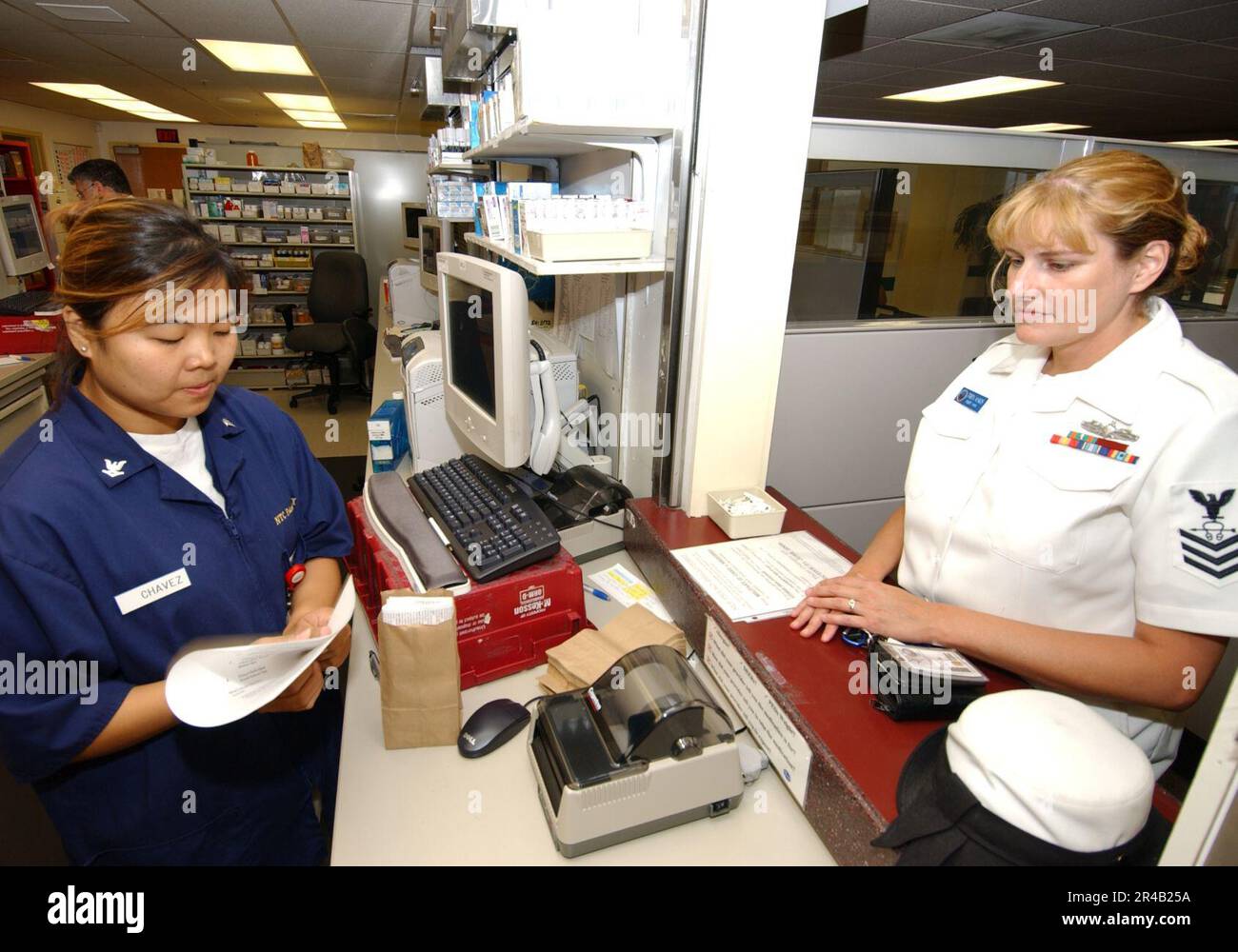 US Navy Hospital Corpsman 3rd Class assigned to Branch Medical Clinic ...