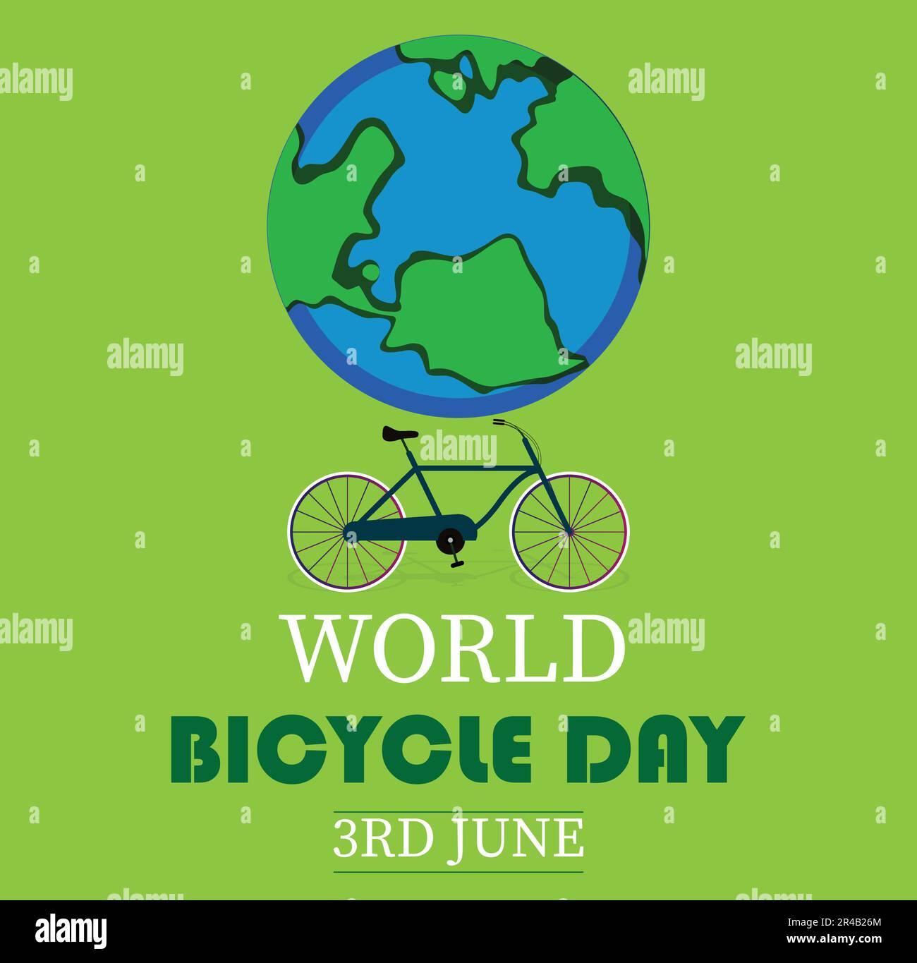 Free car day bicycle Stock Vector Images - Alamy