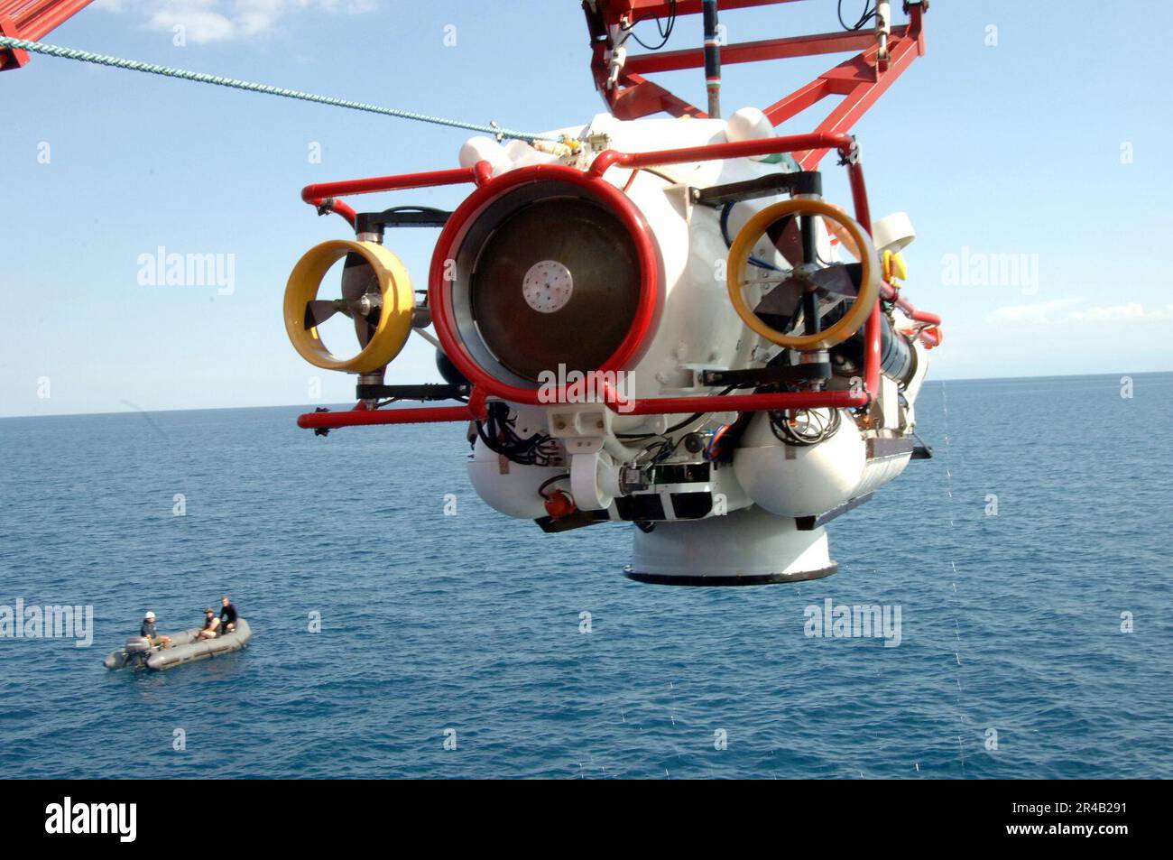 US Navy U.S. Navy Divers in a Rigid Hull Inflatable Boat (RHIB ...