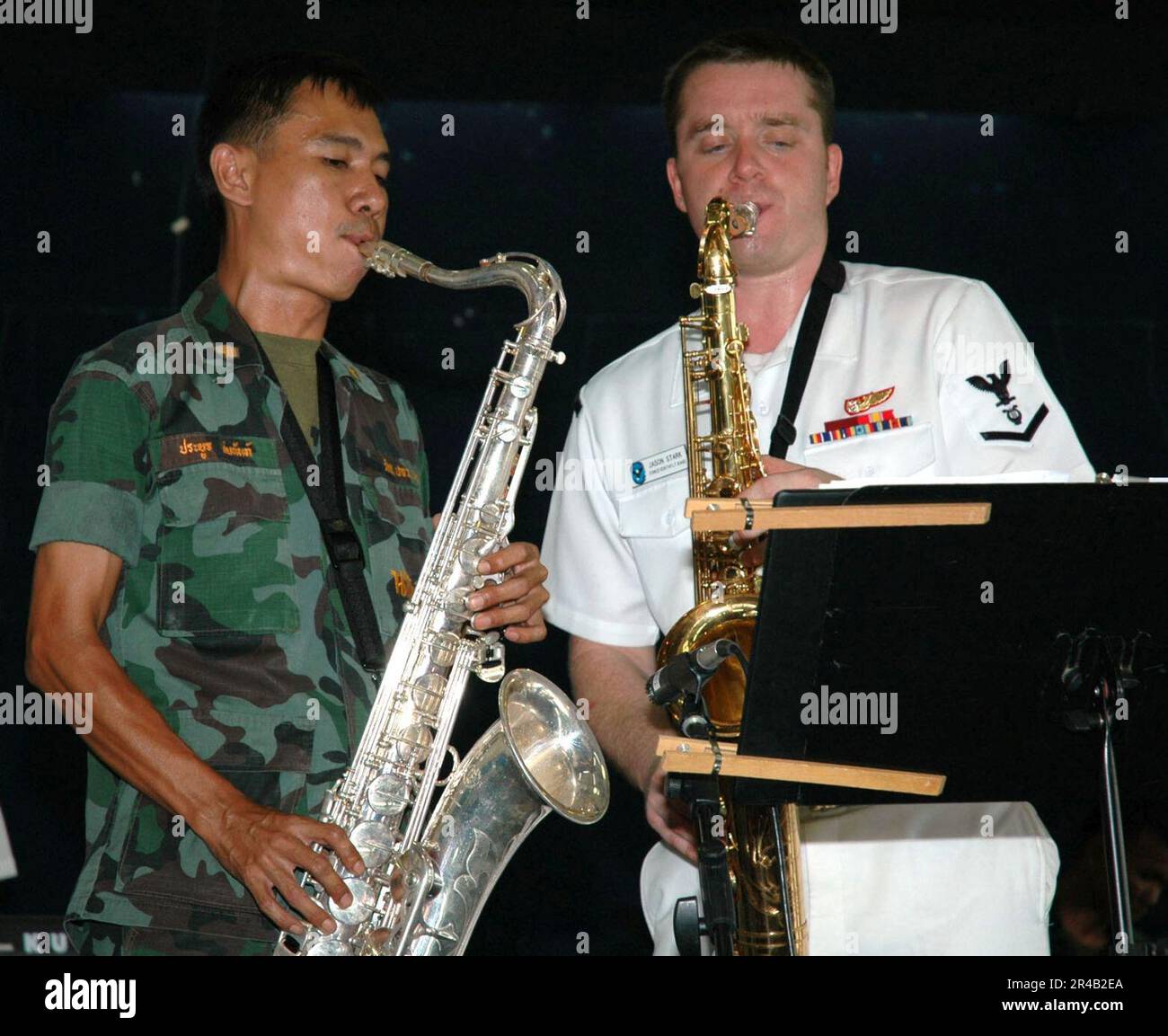 US Navy Musician 3rd Class of the 7th Fleet Band, ''Orient Express ...