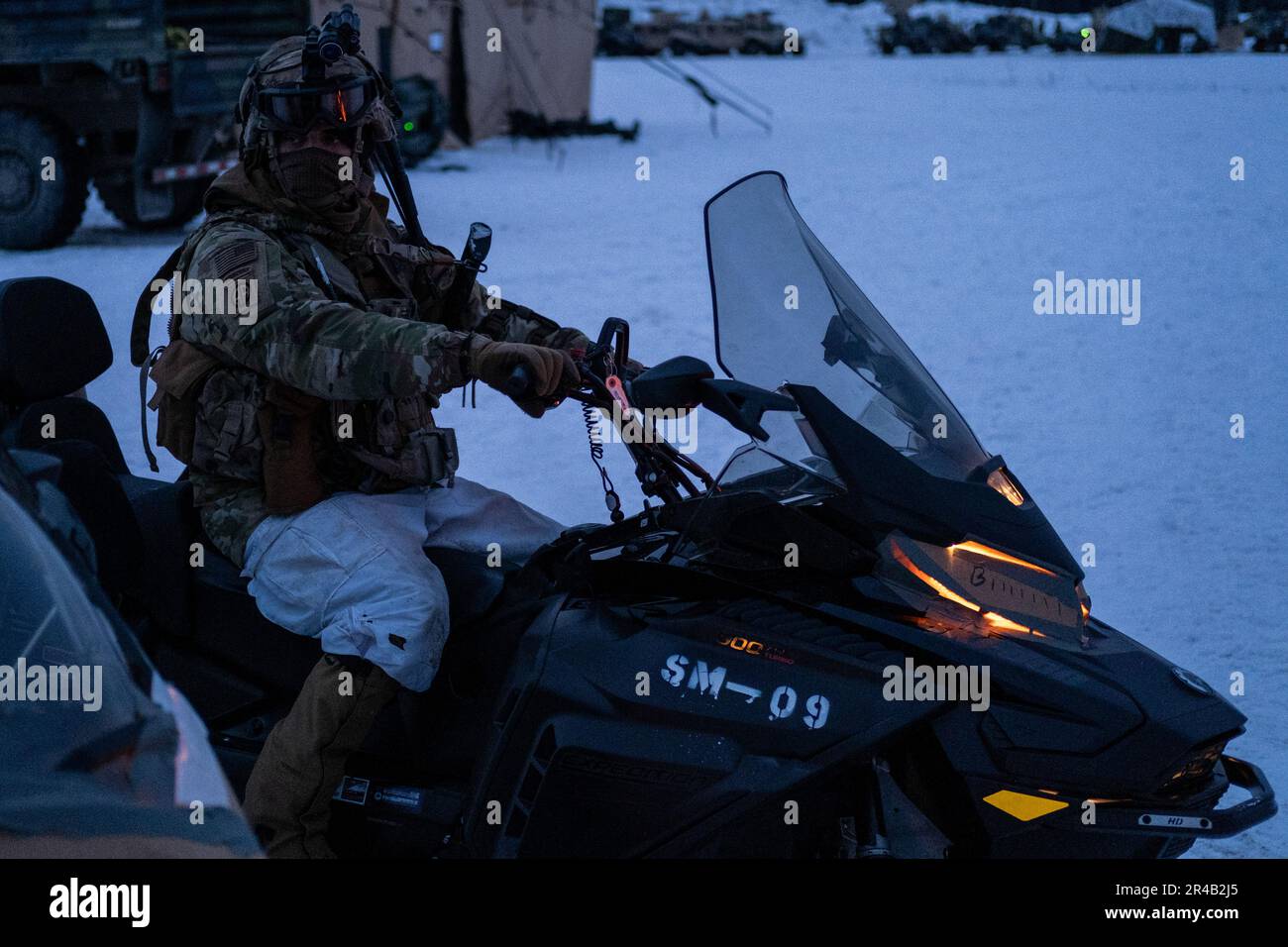 A soldier from 1-40th Cav, 2nd Infantry Brigade Combat Team (Airborne ...