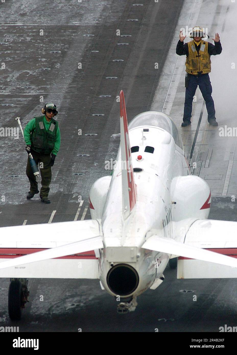 US Navy A T-45A Goshawk trainer aircraft assigned to Training Air Wing ...