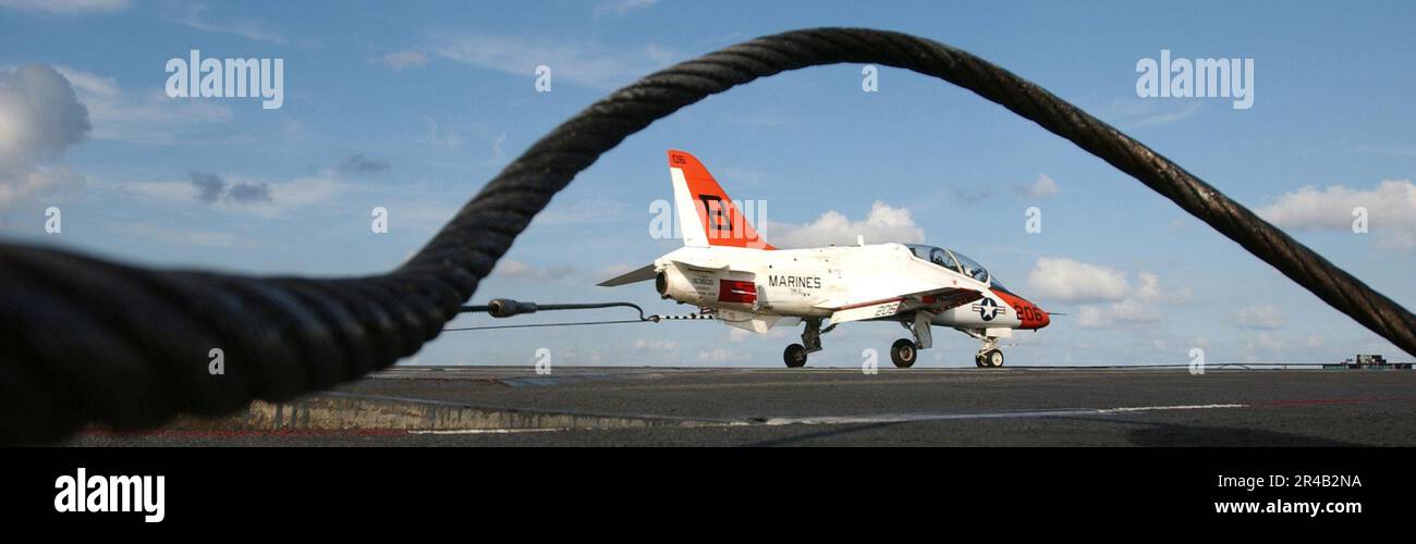 US Navy A T-45A Goshawk trainer aircraft, assigned to Training Air Wing ...