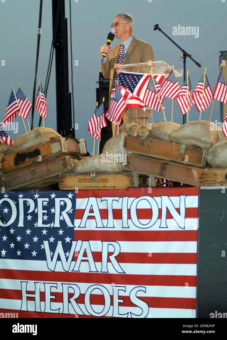 US Navy The Secretary of the Navy, The Honorable Gordon England, speaks ...