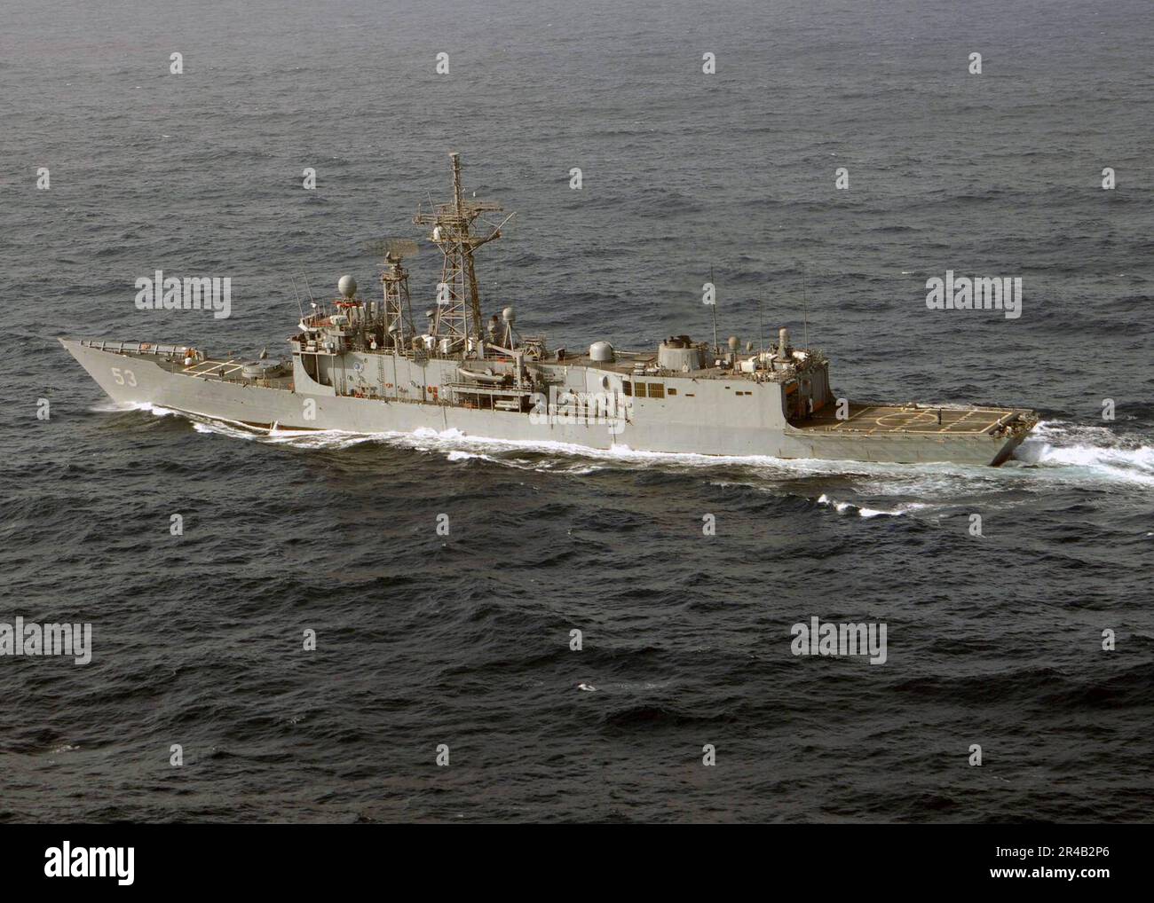 US Navy The Oliver Hazard Perry-class frigate USS Hawes (FFG 53 ...