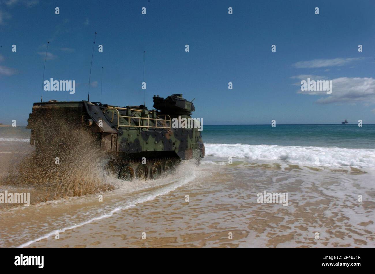 US Navy U.S. Marines assigned to the 3rd Amphibious Assault Battalion ...