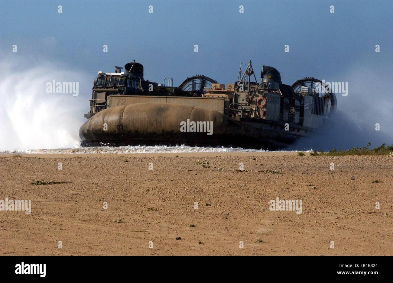 US Navy A Landing Craft, Air Cushion (LCAC), assigned to Assault Craft ...