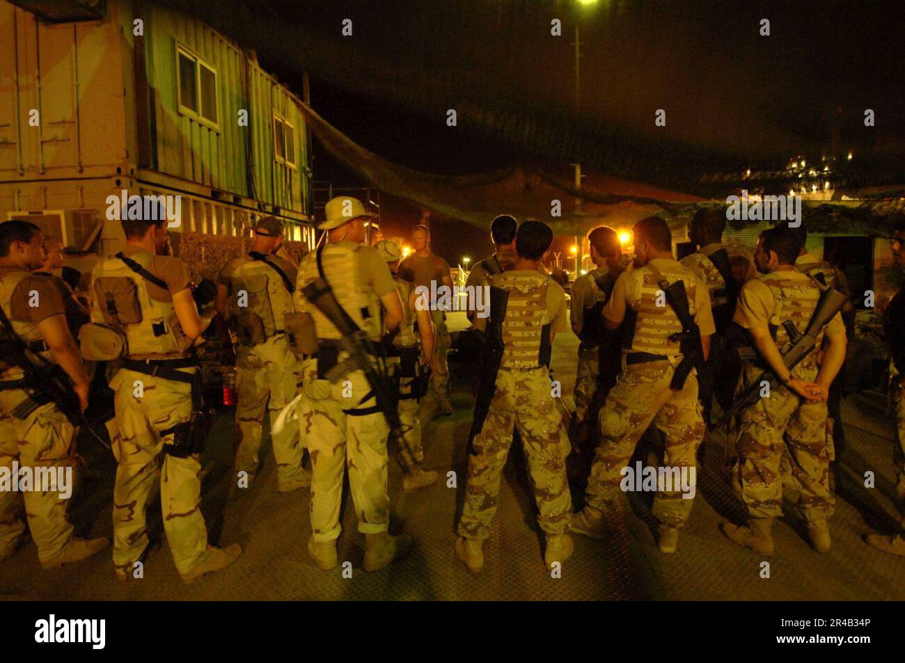 US Navy Several Master-at-arms assigned to Mobile Security Detachment ...