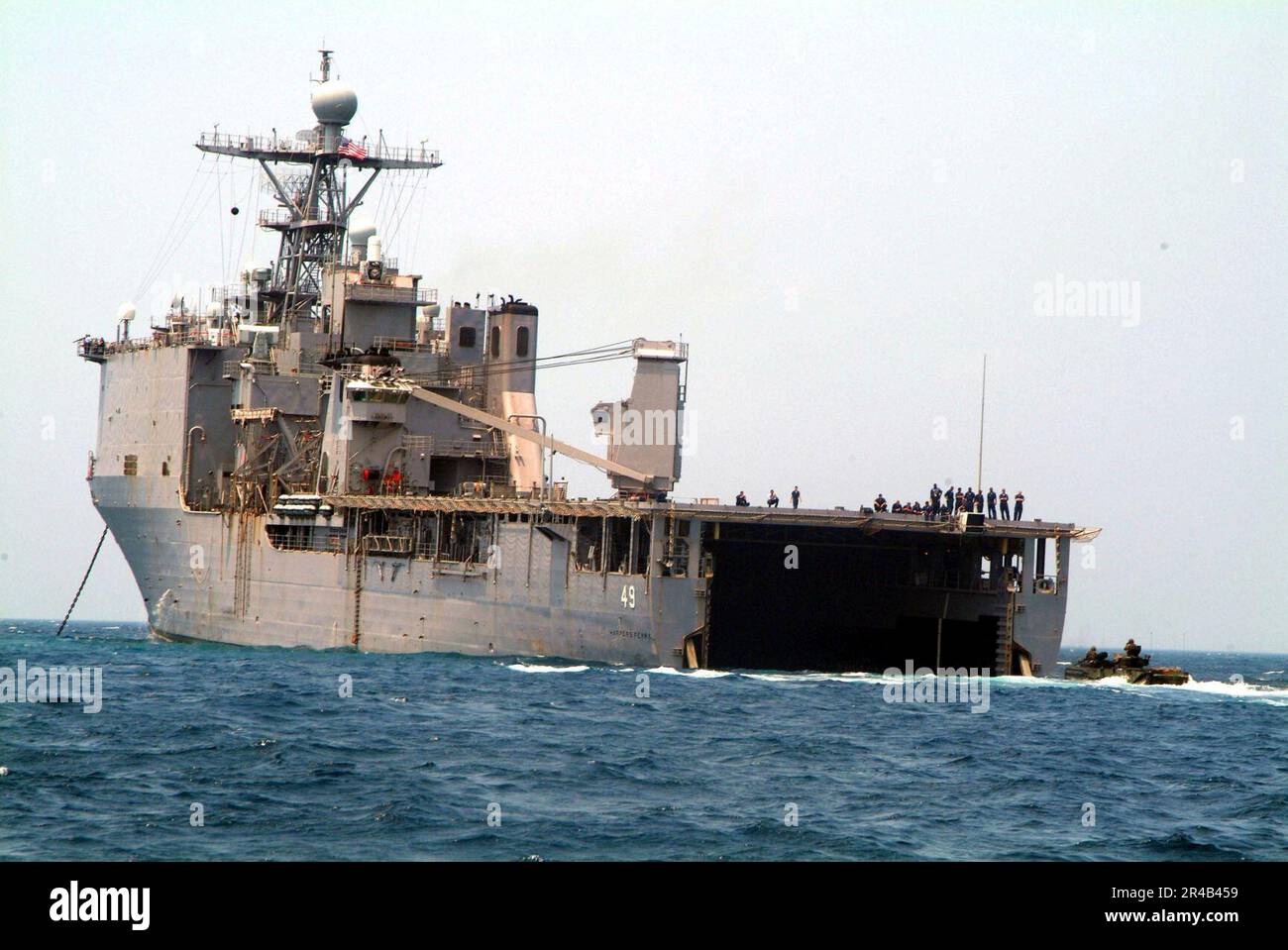 US Navy An Armored Amphibious Vehicle (AAV) assigned to the 31st Marine ...