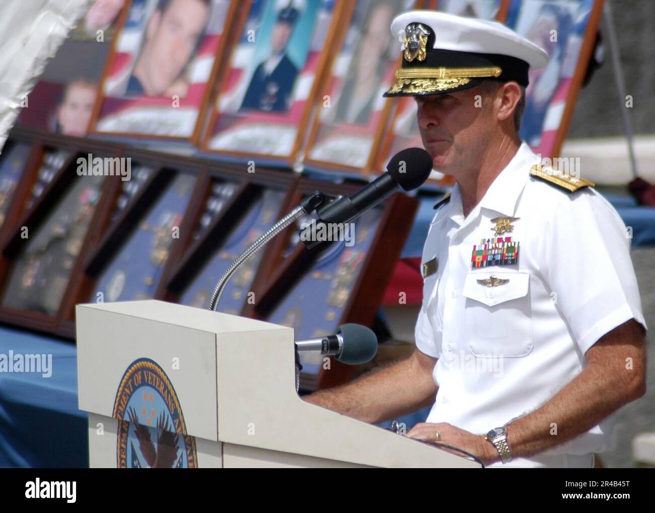 US Navy Commander, Naval Special Warfare Command, Rear Adm. Joseph ...