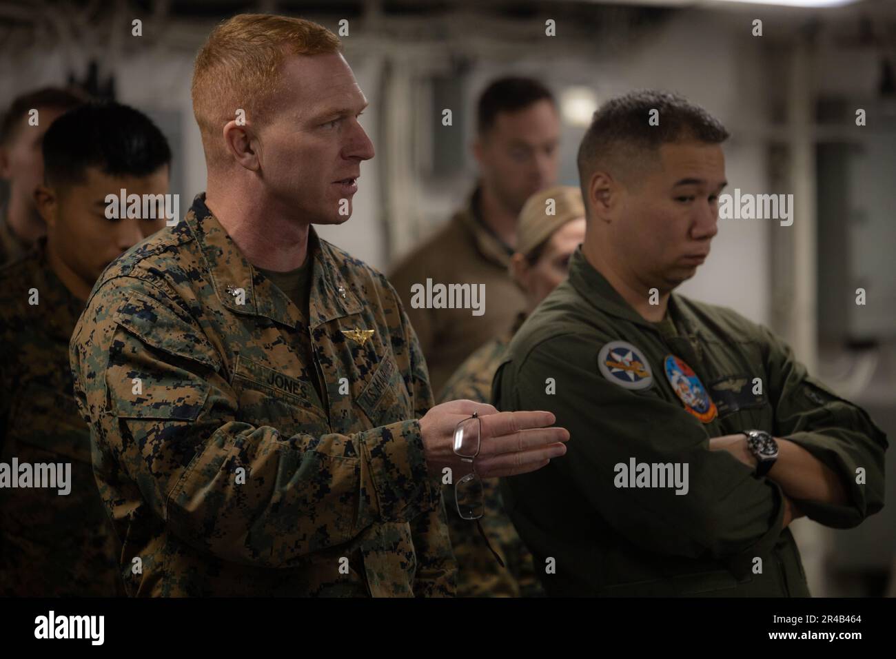 U.S. Marine Corps Lt. Col. Michael Jones, the executive officer of the ...