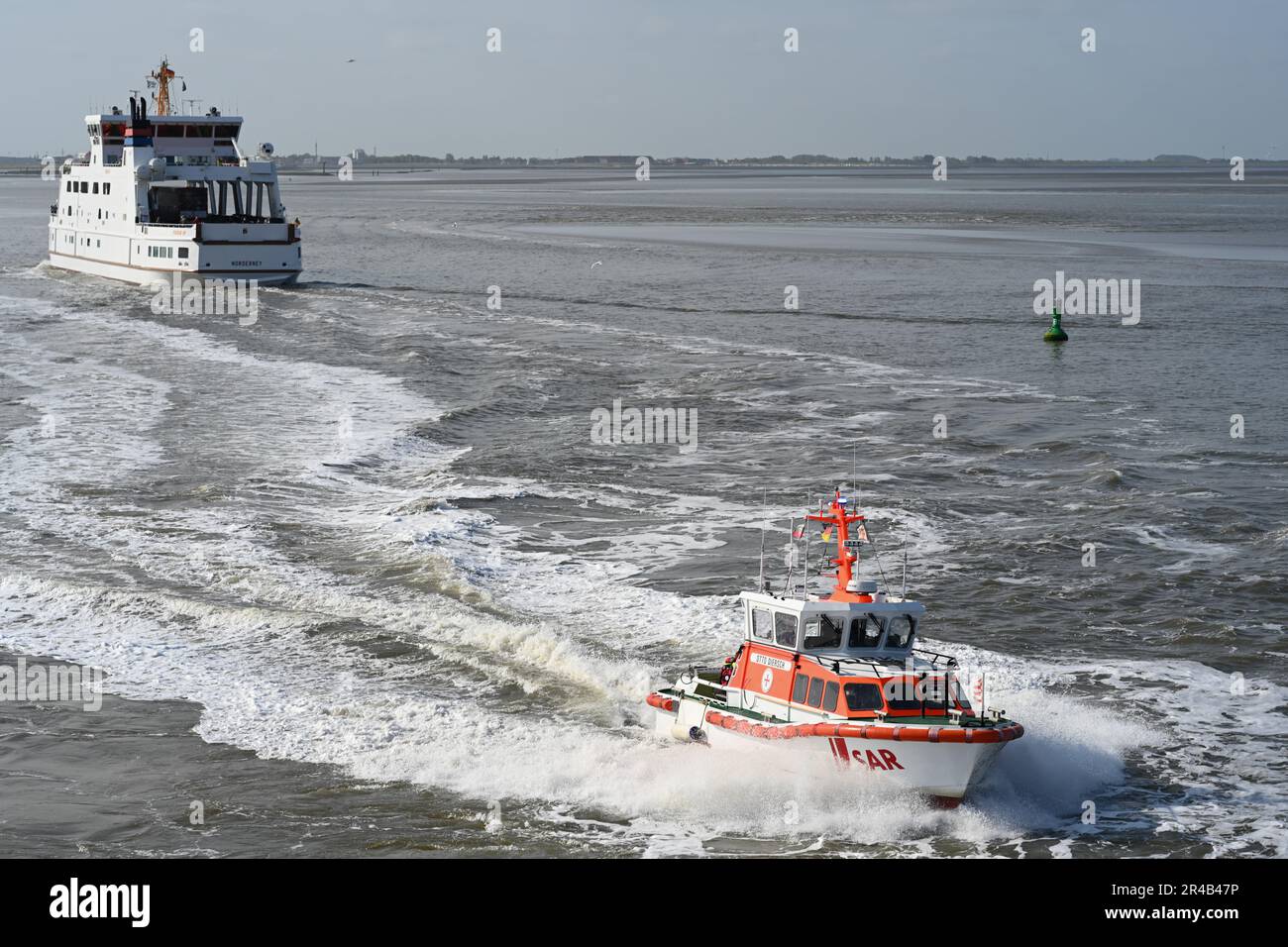 Norderney, Germany. 27th May, 2023. The rescue cruiser "Otto Diersch ...