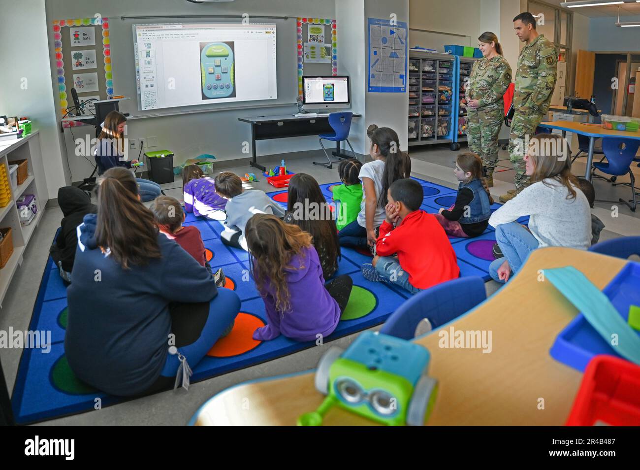 Col. Taona Enriquez, installation commander, and Chief Master Sgt. Alan ...