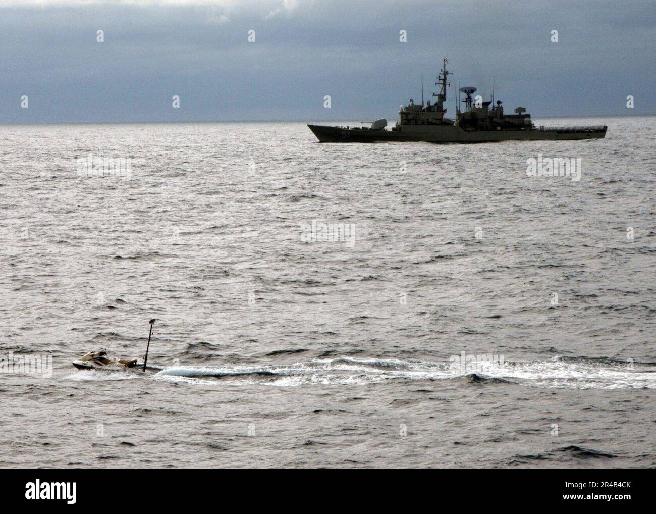 US Navy A Ship Deployable Surface Target (SDST), assigned to Fleet ...