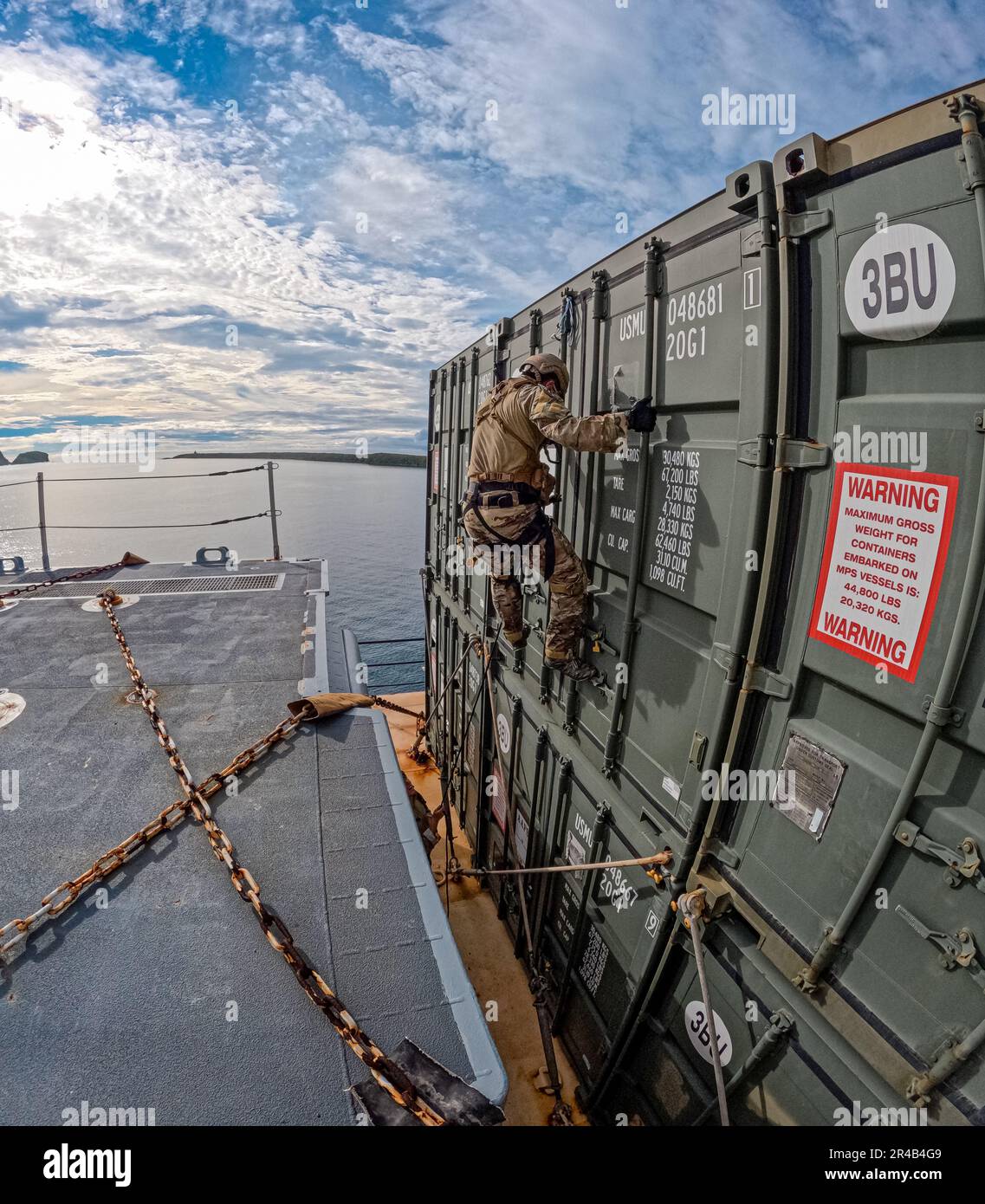 APRA HARBOR, Guam (Jan. 11, 2023) – Sailors assigned to Explosive ...
