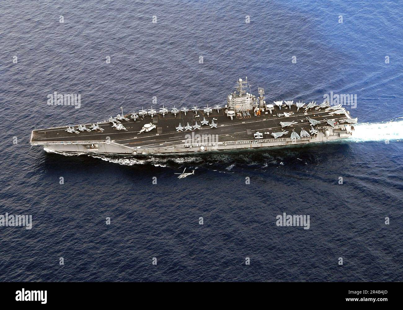 US Navy The Nimitz-class aircraft carrier USS Theodore Roosevelt (CVN 71) underway in the ...