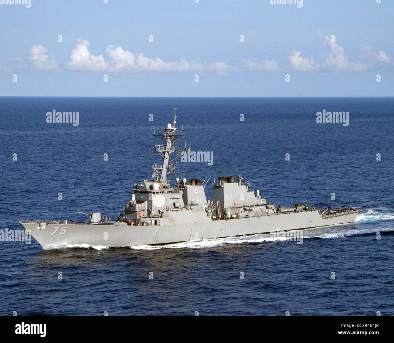 US Navy The guided missile destroyer USS Donald Cook (DDG 75) conducts ...