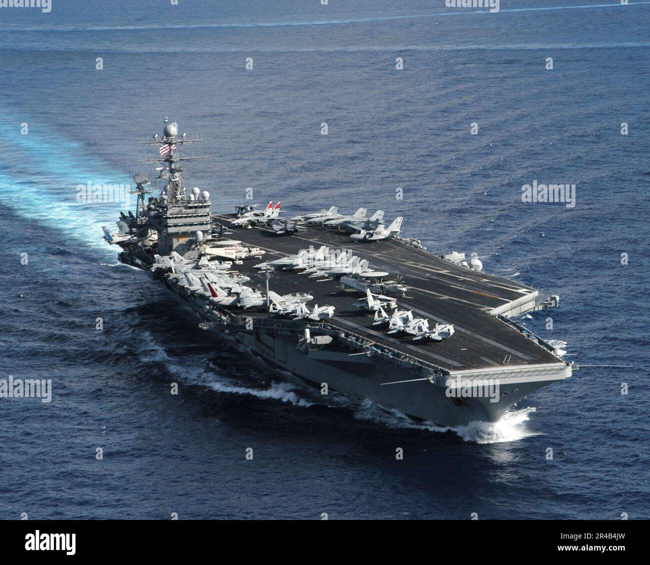 US Navy The Nimitz-class aircraft carrier USS Theodore Roosevelt (CVN 71) underway in the ...