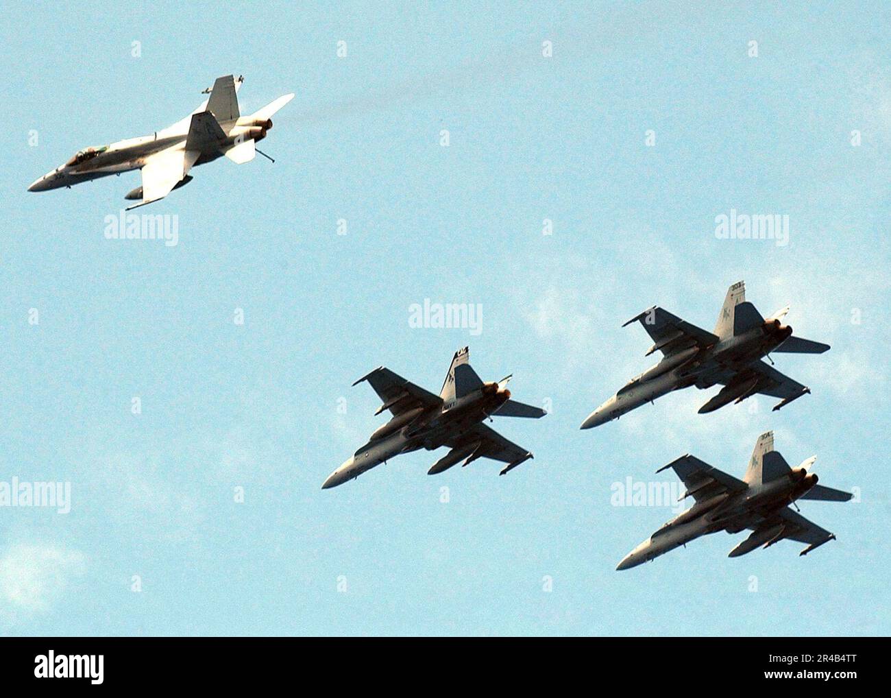 US Navy Commander, Carrier Air Wing Three (CVW-3), Capt. Pat Rainey ...