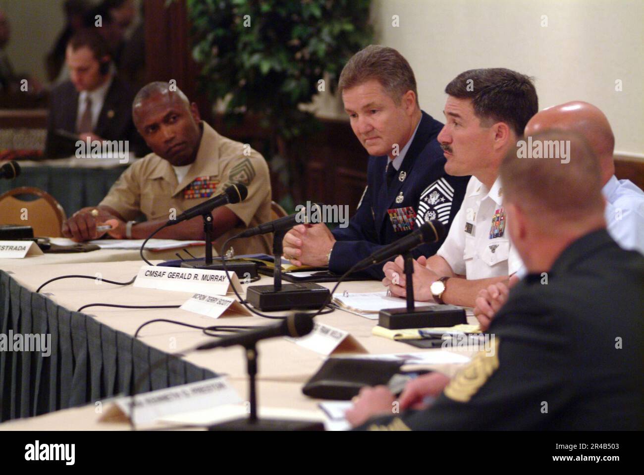 US Navy Master Chief Petty Officer of the Navy (MCPON) Terry Scott ...