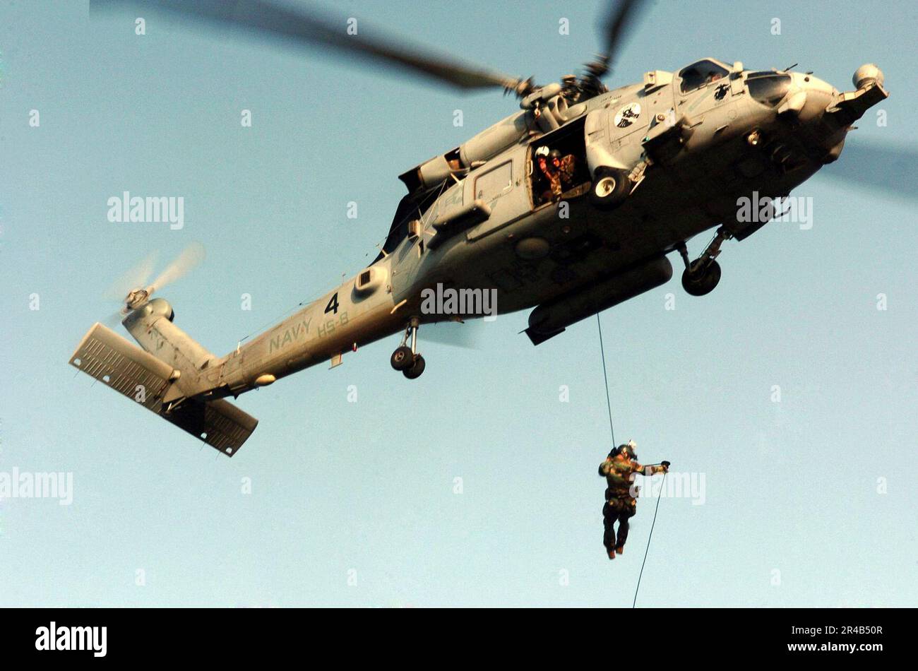 US Navy Members of Explosive Ordnance Disposal Mobile Unit One One ...