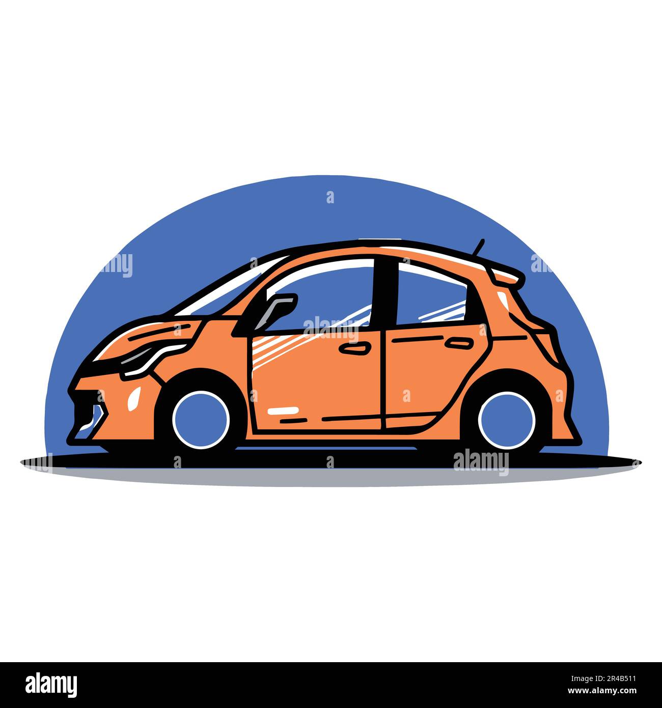 Cartoon Cars Drawings Side View