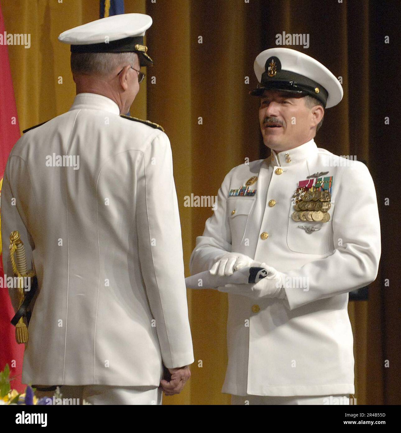 US Navy Master Chief Petty Officer of the Navy (MCPON) Terry Scott ...