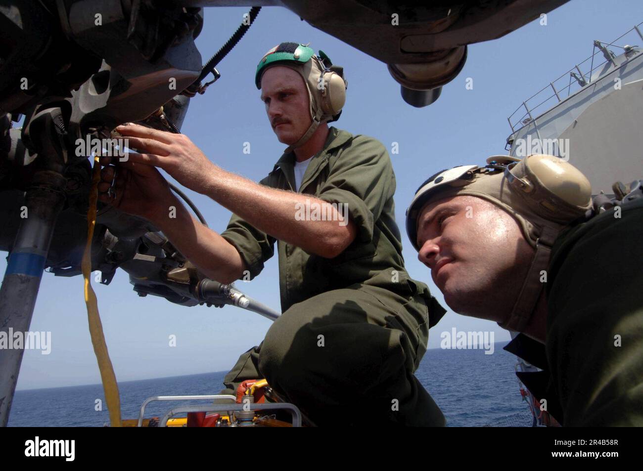 US Navy Aviation Electrician's Mate 2nd class and Aviation Machinists ...