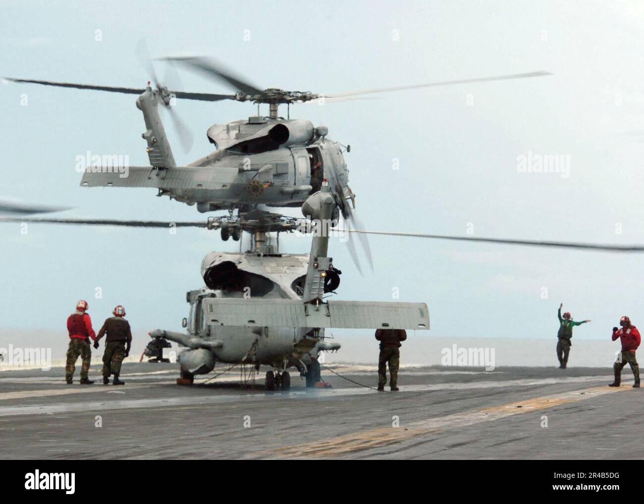 US Navy A SH-60F Seahawk assigned to the Chargers of Helicopter Anti ...