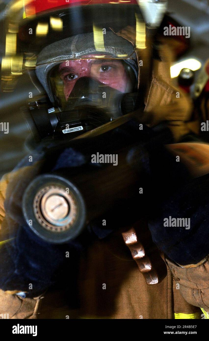 US Navy Aviation Support Equipment Technician 3rd Class assigned to ...