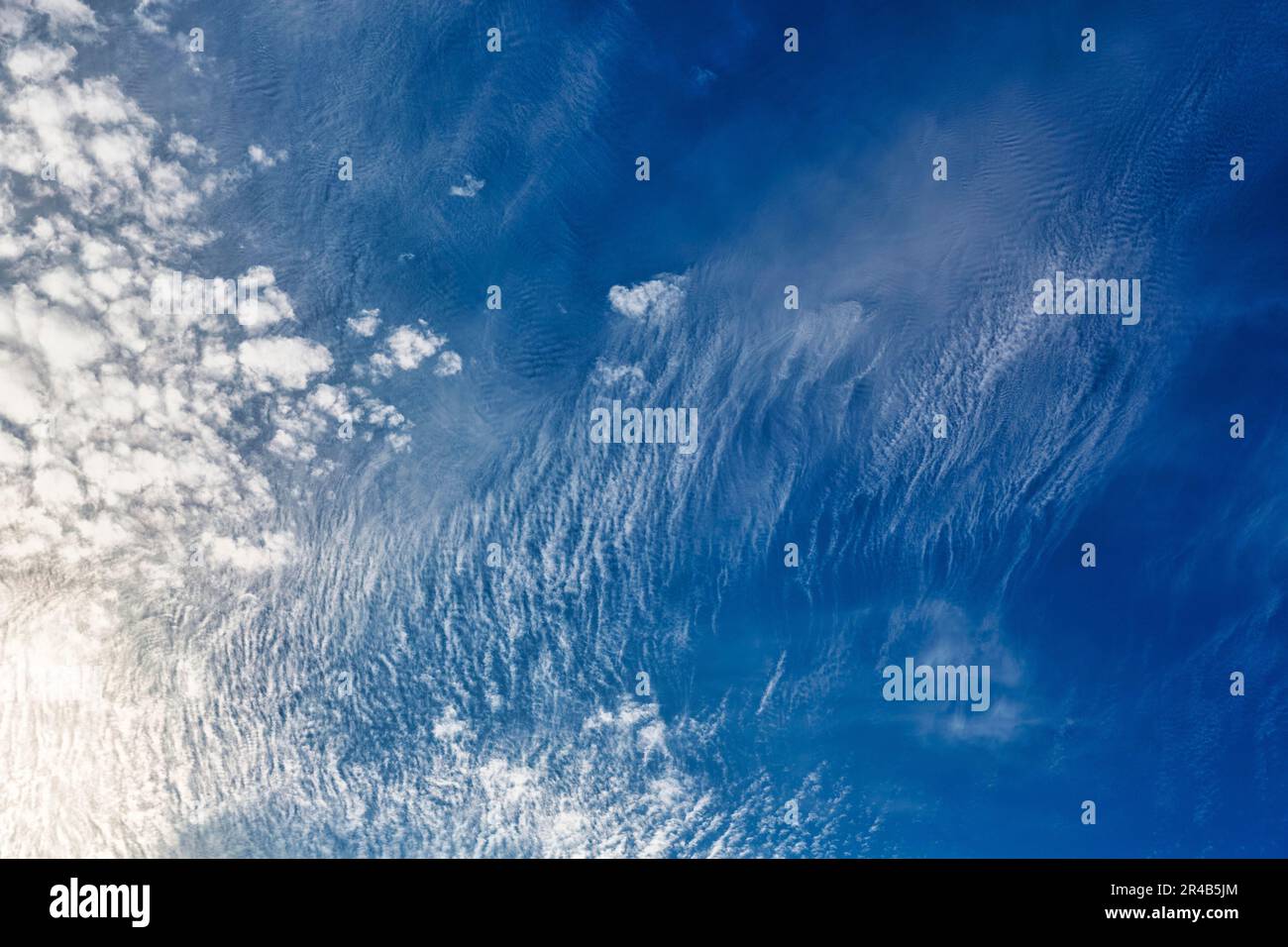 Cirrocumulus in the blue sky, England, Great Britain Stock Photo - Alamy