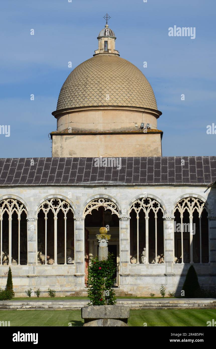 Pisa, Italy 04.27.2018: The Camposanto Monumentale, the ancient ...