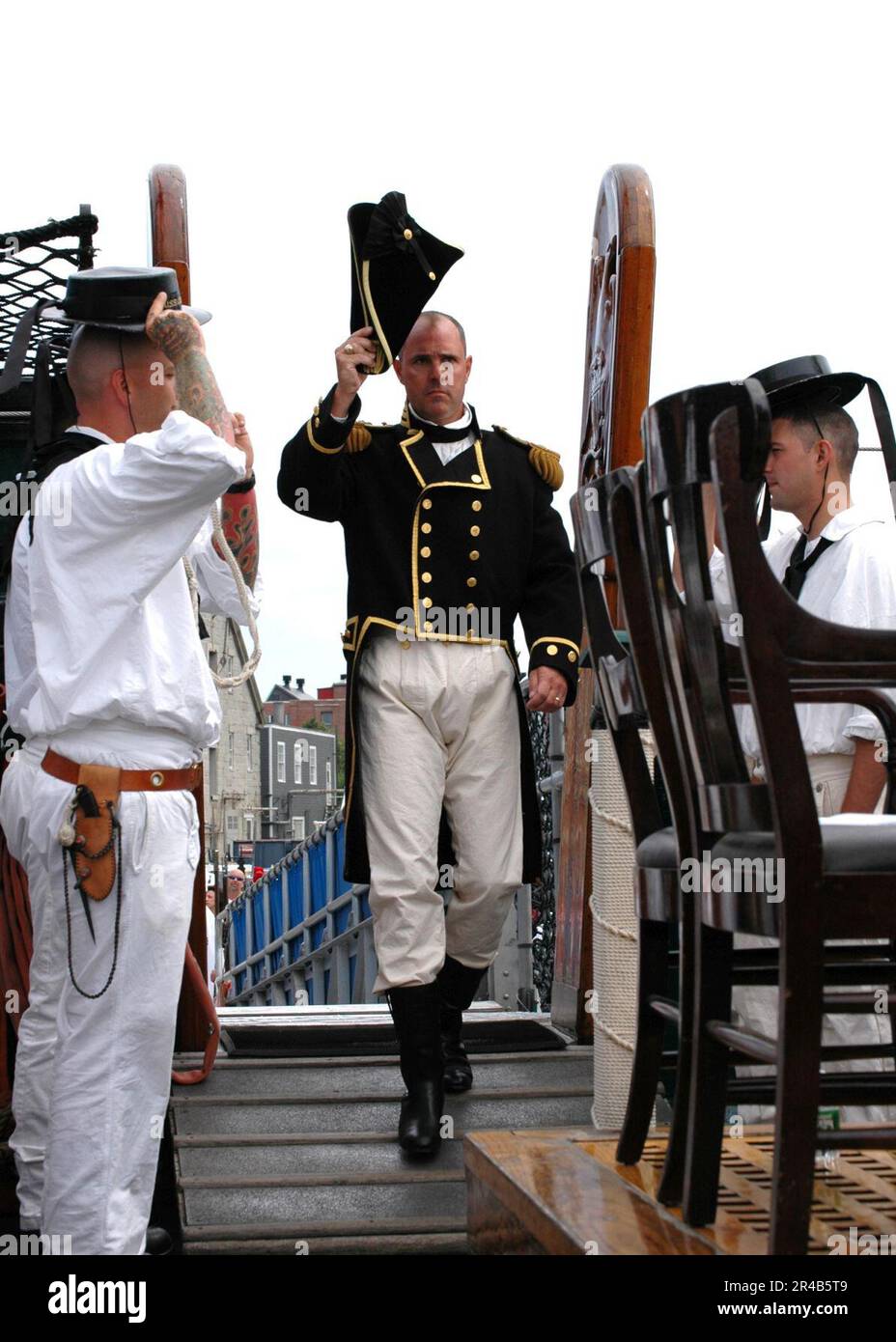 US Navy U.S. Navy Cmdr. steps aboard USS Constitution prior to becoming ... US Navy U.S. Navy Cmdr. steps aboard USS Constitution prior to becoming ...