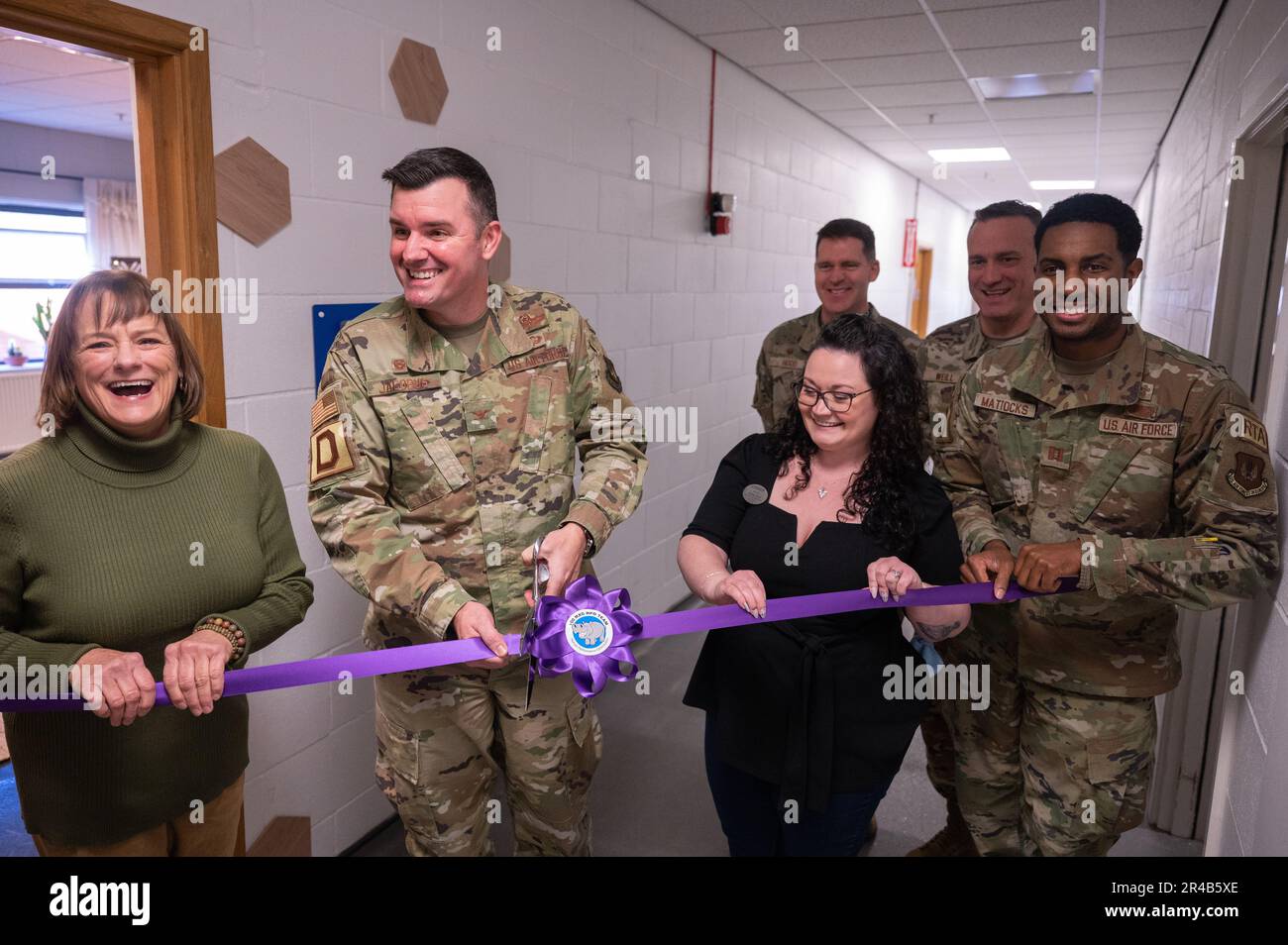 U.S. Air Force Col. Gene Jacobus, 100th Air Refueling Wing commander ...