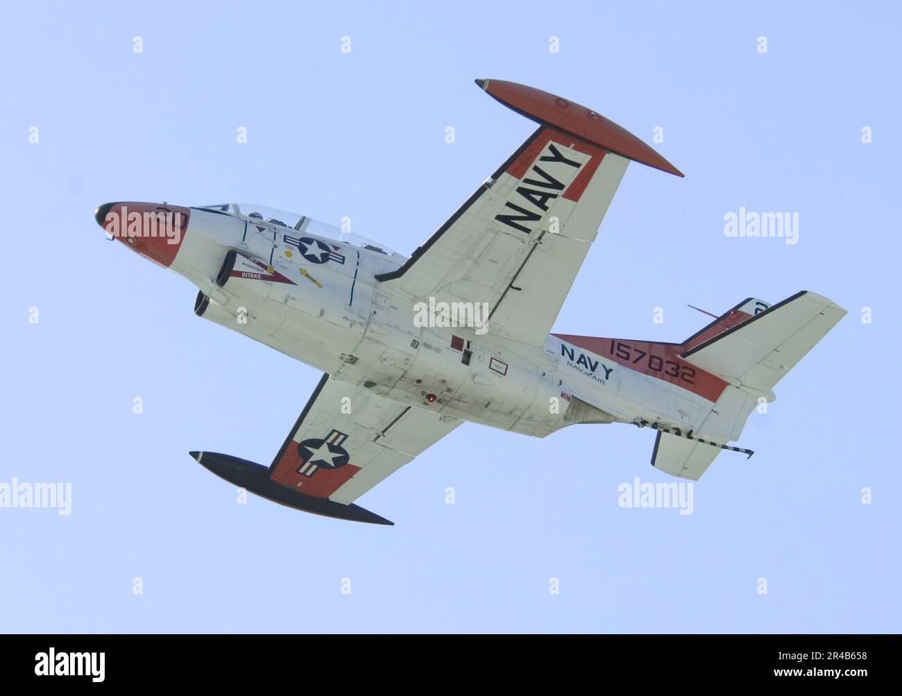 US Navy A T-2C Buckeye, assigned to the U.S. Naval Test Pilot School ...