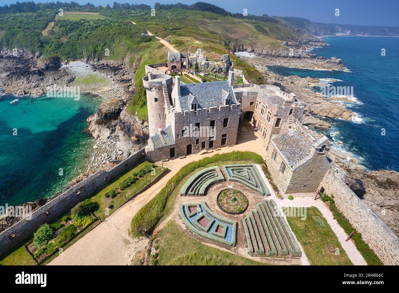 View of Fort La slat, Departement Cotes-d'Armor, Brittany, France Stock ...