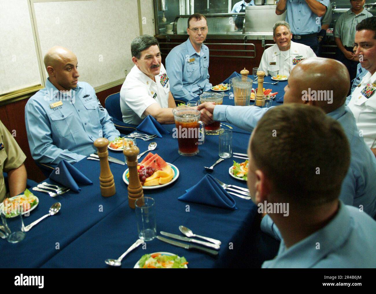 US Navy Master Chief Petty Officer of the Navy (MCPON) Terry Scott ...