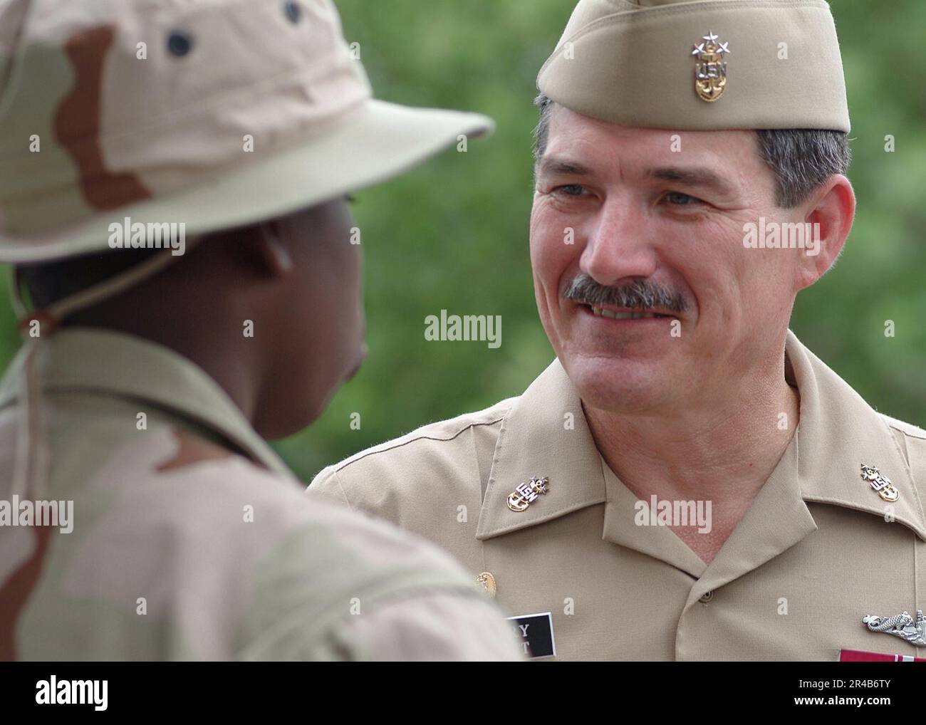 US Navy Master Chief Petty Officer of the Navy (MCPON) Terry Scott ...