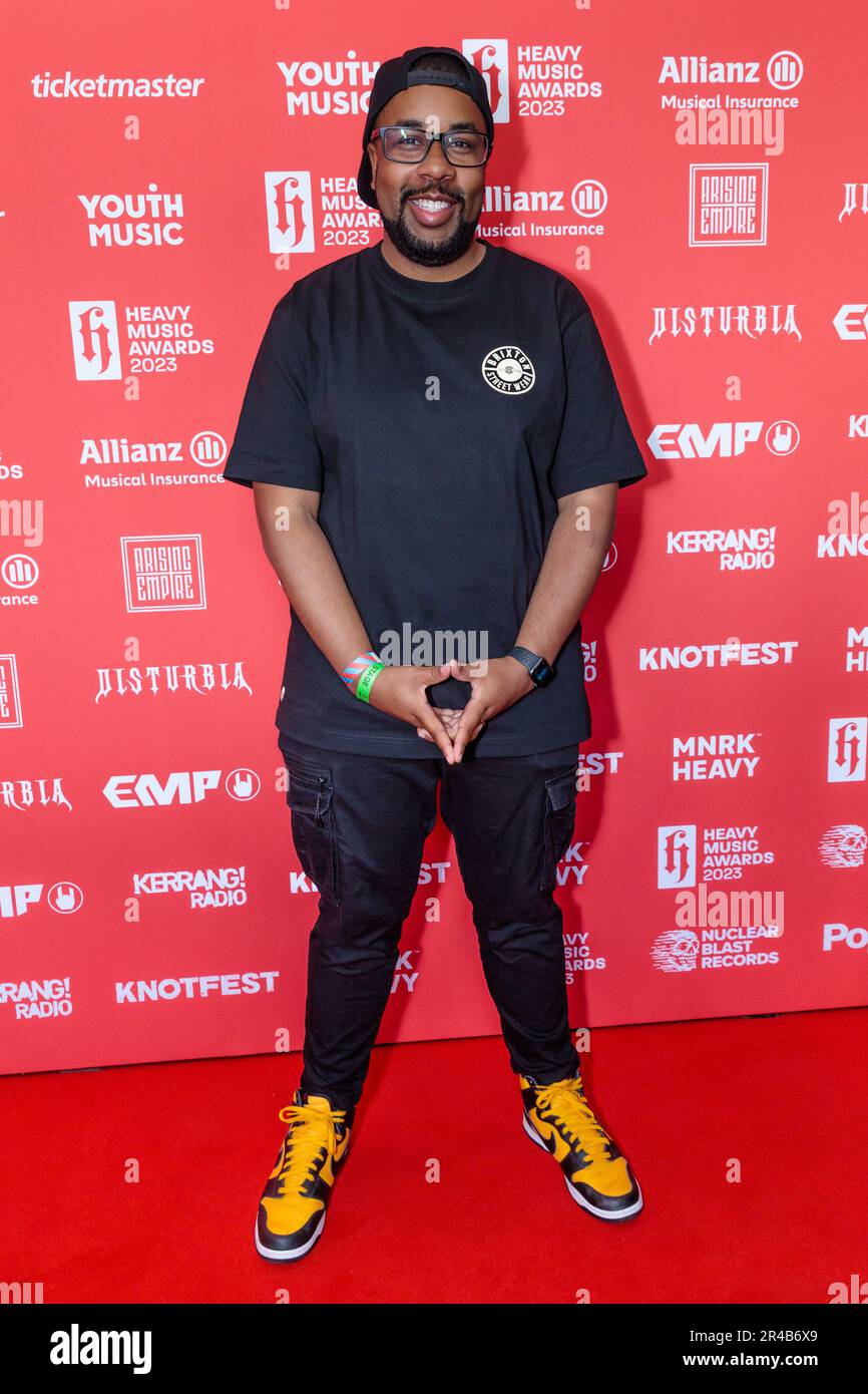 Heavy Music Awards, OVO Arena Wembley, UK. 26th May 2023. Nels Hylton ...
