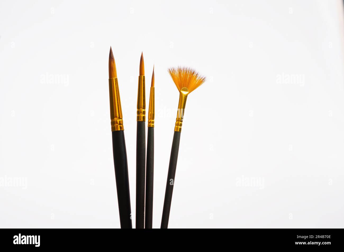 Brush of different sizes hi-res stock photography and images - Alamy