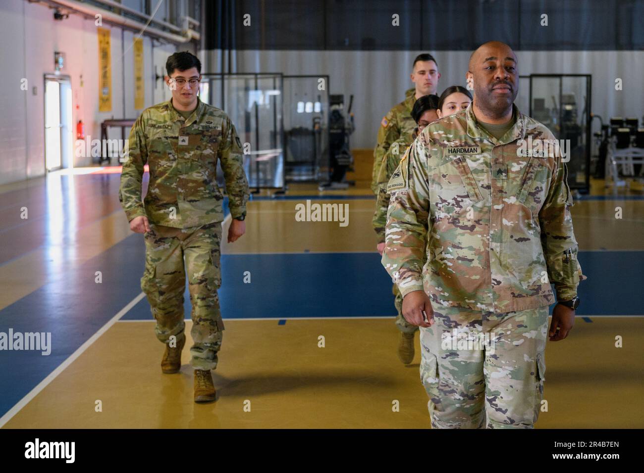 U.S. Army Sgt. Moises Jauregui, a Military Policeman assigned to ...