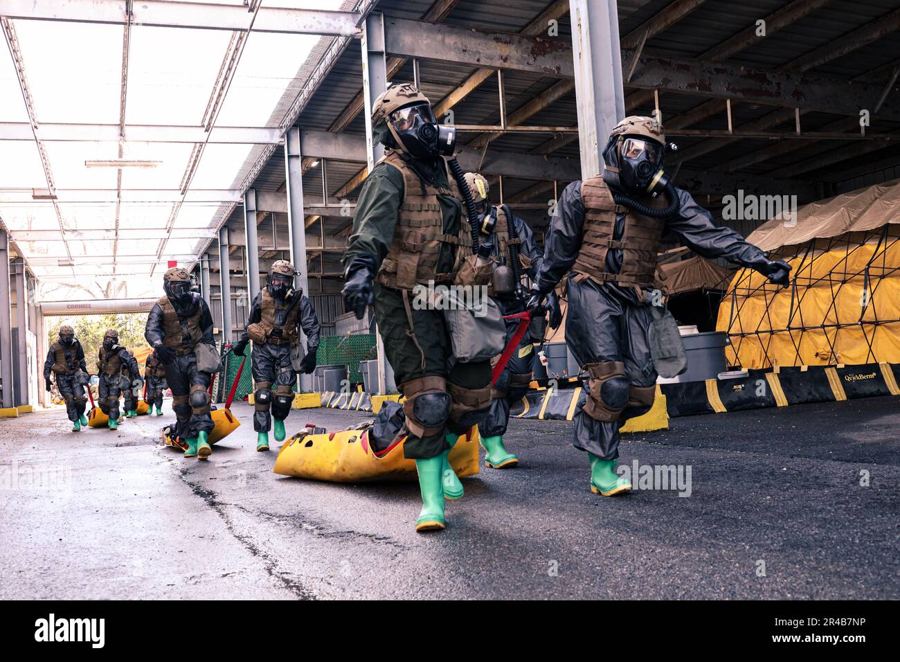 U.S. Marines with Chemical Biological Incident Response Force (CBIRF ...