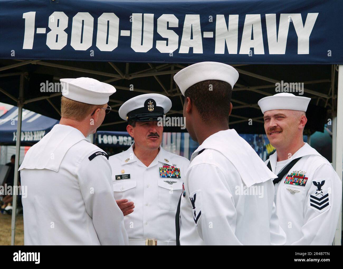 US Navy Master Chief Petty Officer of the Navy (MCPON) Terry Scott ...