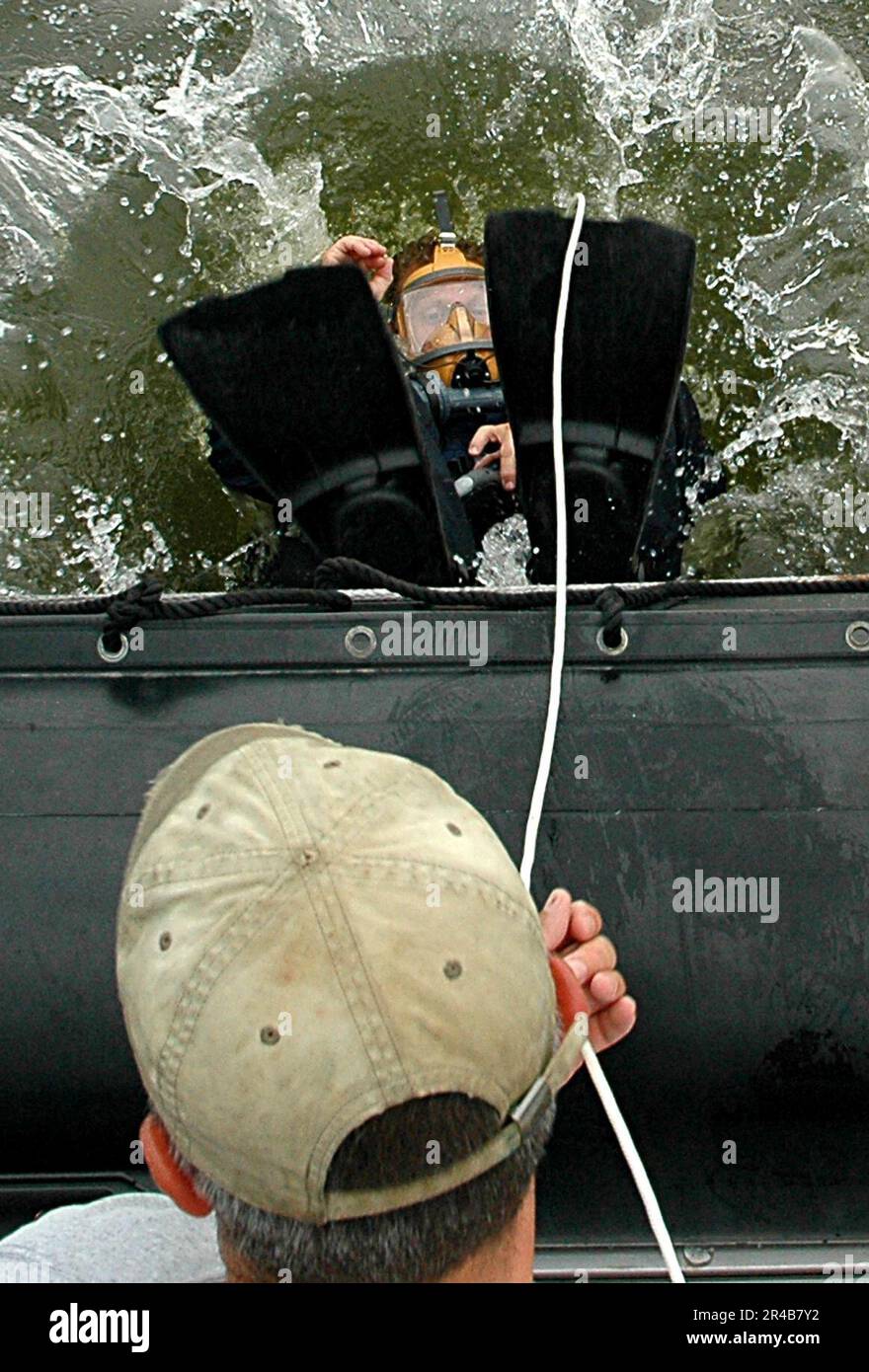 US Navy Chief Hull Technician assigned to Explosive Ordnance Disposal ...
